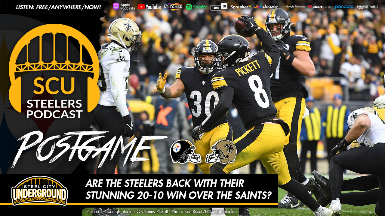 Are the Steelers back with their stunning 20-10 win over the Saints ...