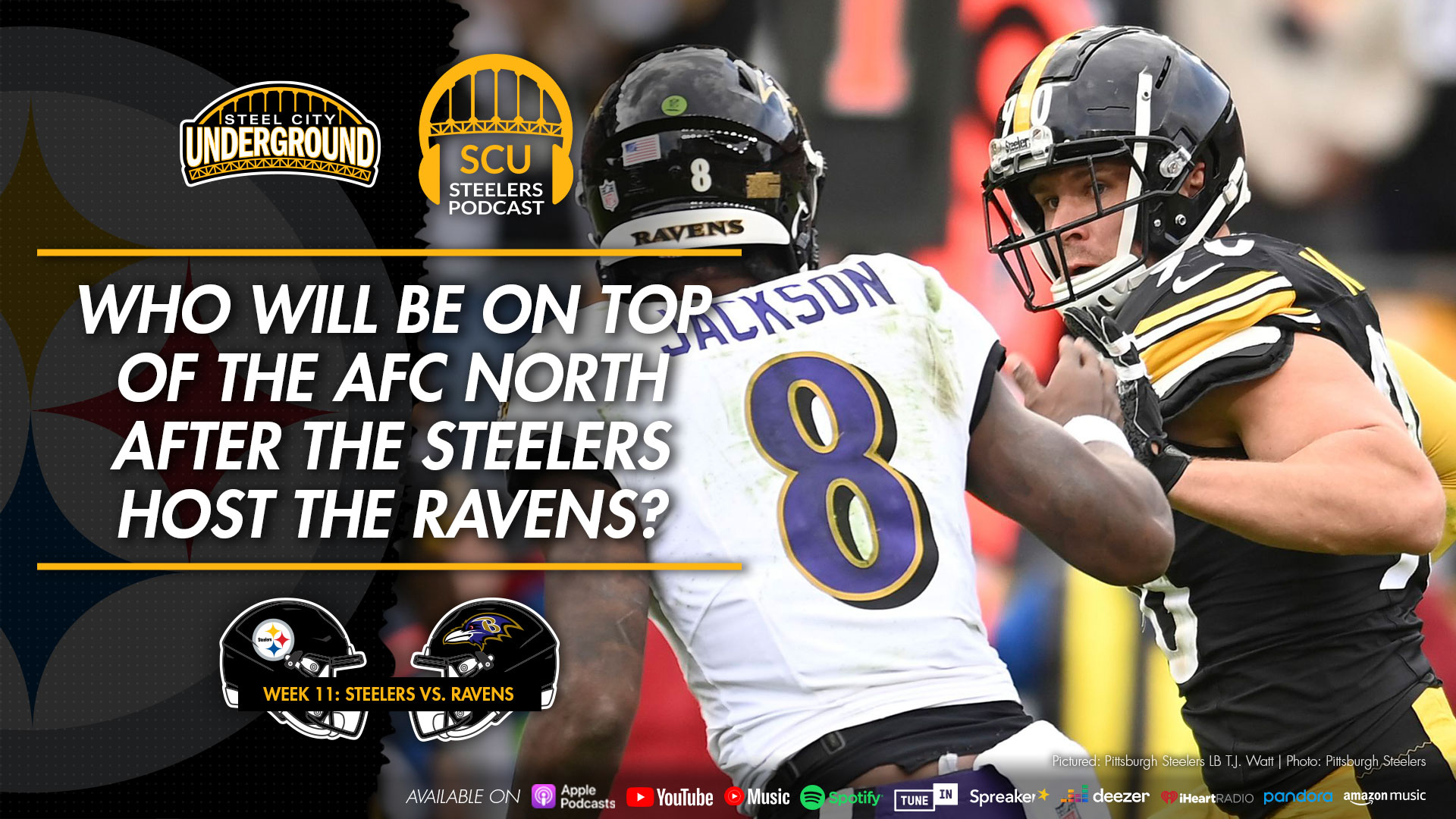 Who will be on top of the AFC North after the Steelers host the Ravens ...